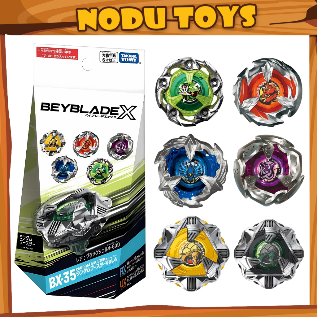 Beyblade X BX-35 Random Booster Vol. 4 [Bankee Sticker] | Shopee ...