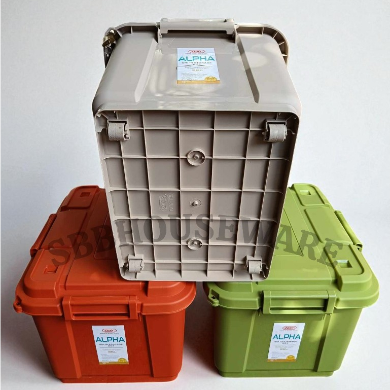 Zooey ALPHA Solid Storage Box 36L Stock No.750 | Shopee Philippines