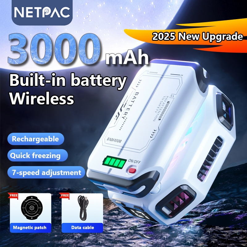 NETPAC Phone cooler X111Pro Wireless Magnetic Radiator Detachable ...