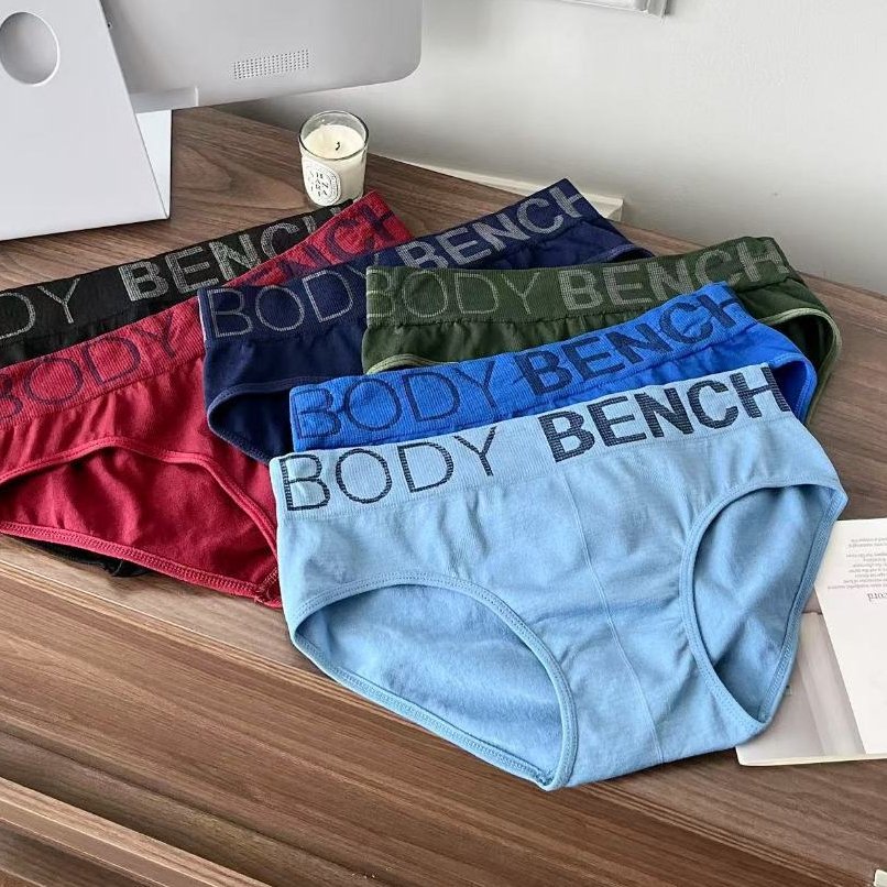 bench/BODY Brief For Men 6pcs/12PCS plain cotton Underwear Good Elastic ...