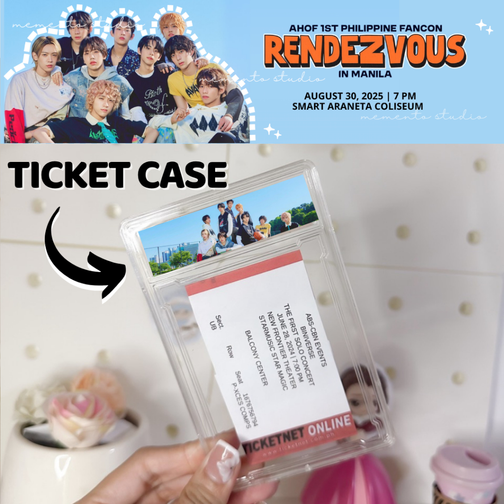 AHOF Rendezvous in Manial Fancon Acrylic Concert Ticket & Photocard ...