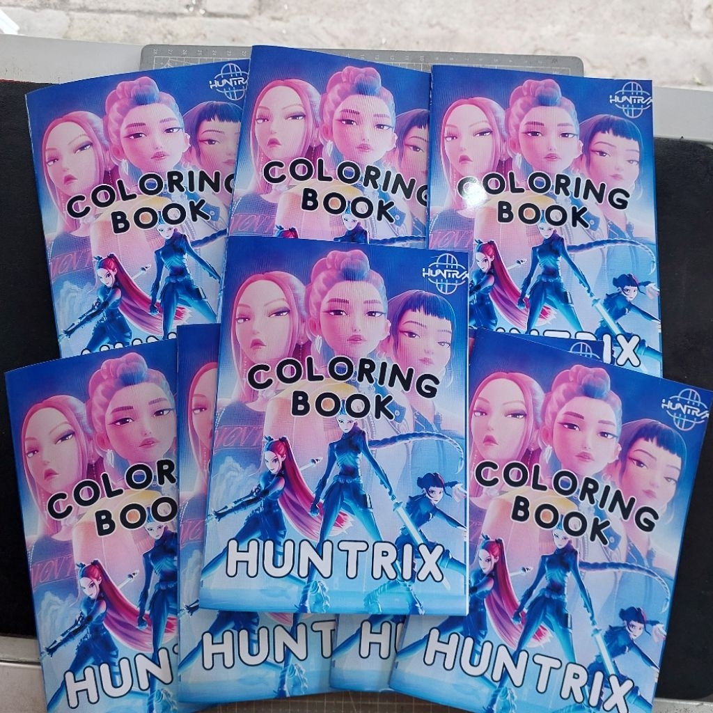 Huntrix Coloring Book | Rumi | Mira | Zoey | KPOP DEMON HUNTERS ...