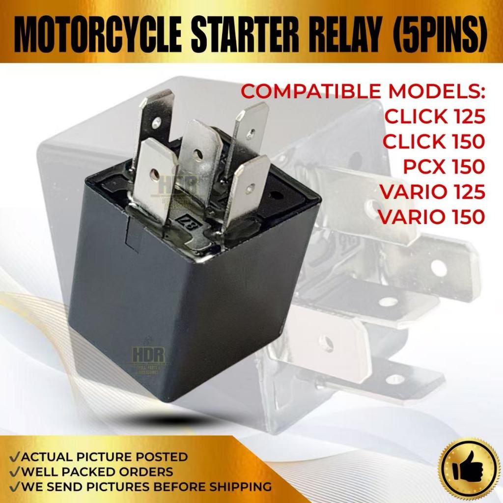HDR | STARTER RELAY 5PINS FOR HONDA CLICK 125 / CLICK 150 / PCX150 ...