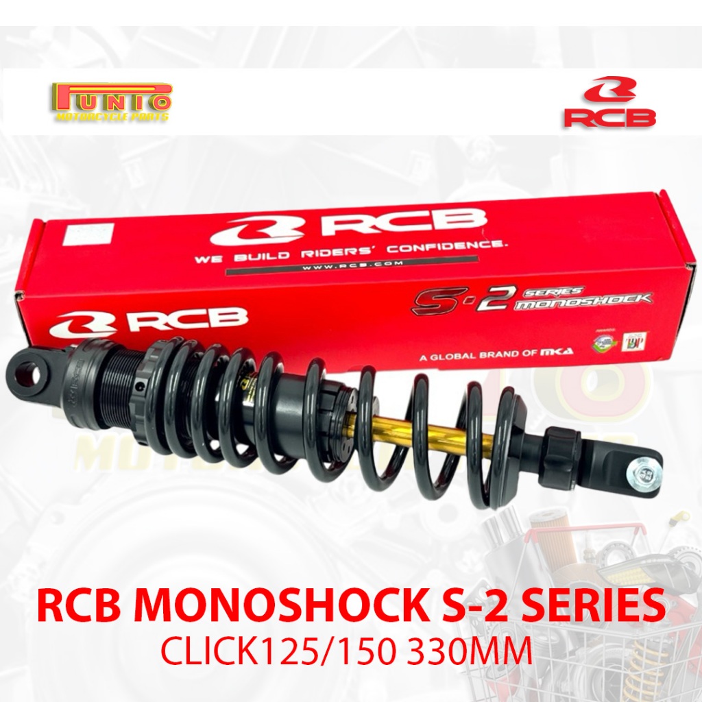 NEW! RCB ABSORBER S-2 SERIES CLICK125/150 330MM (1pc) | Shopee Philippines