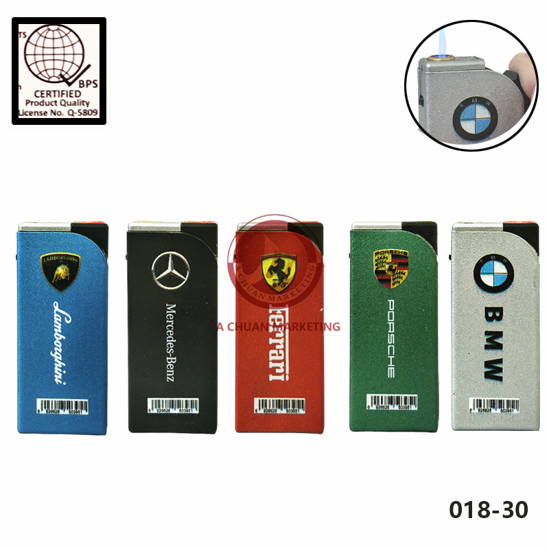1pcs Windproof Yowant Refillable Metal Lighter Luxury Car Logo Design ...
