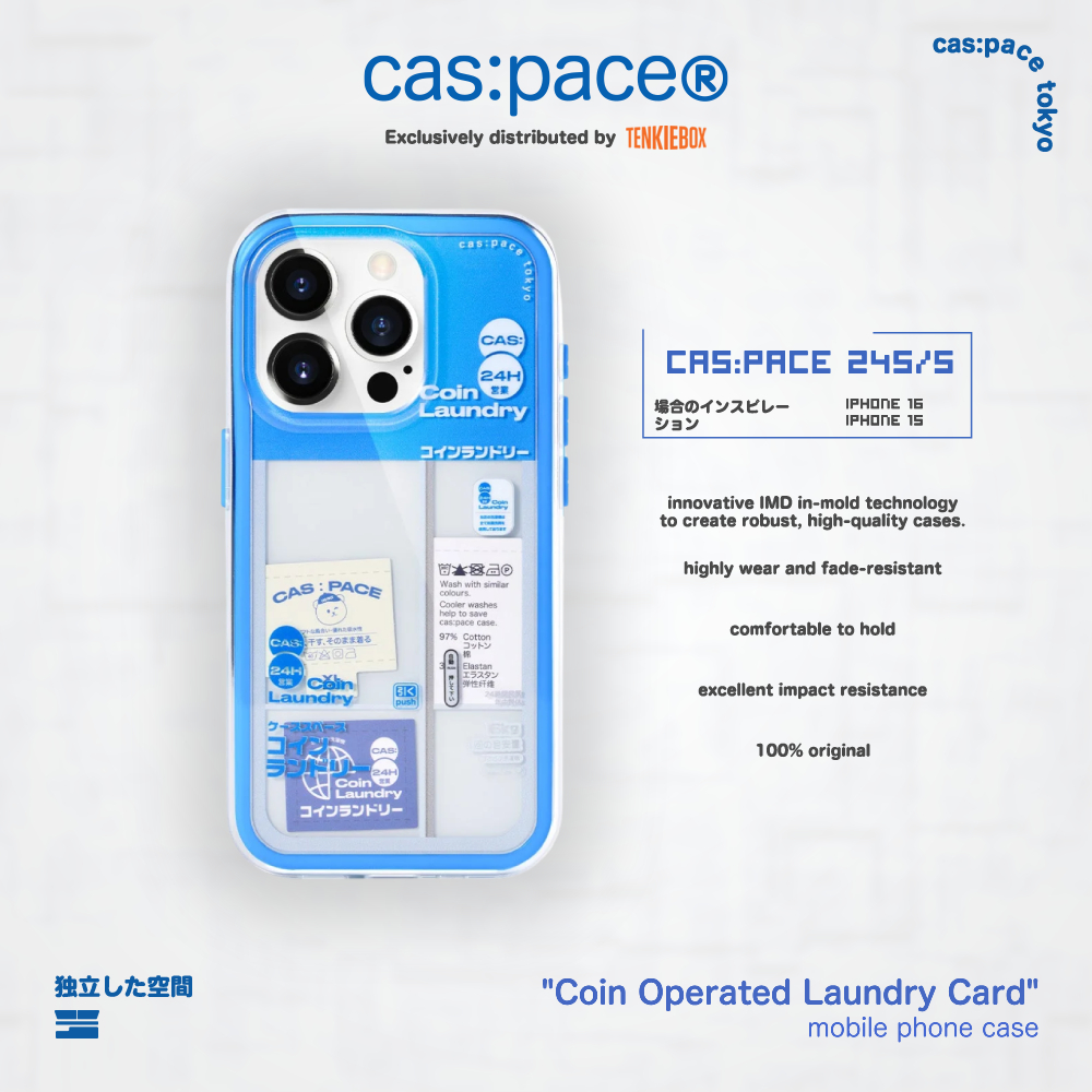 cas:pace Coin Operated Laundry Card Case for iPhone 16/15 Series ...