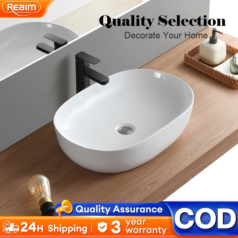 Ceramic Counter and Wall Lavatory Basin Lavatory Ceramic Basin ...