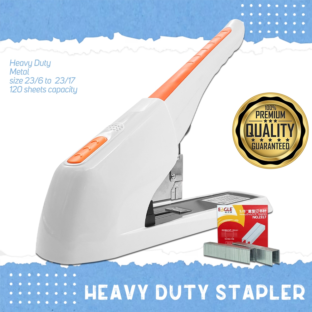 Stapler E0486 Heavy Duty 120 sheets Gun Tacker for Book Binding ...