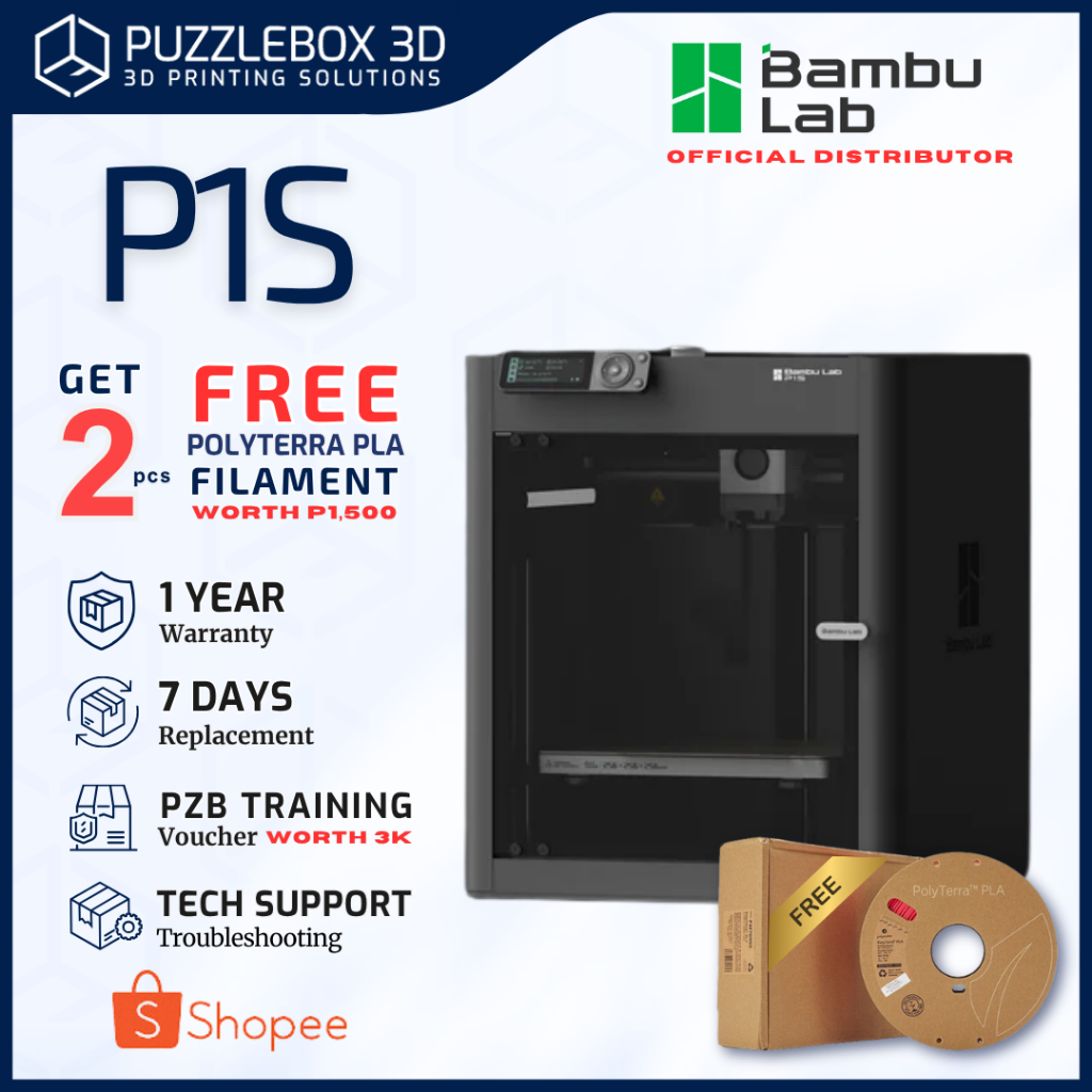 Bambu Lab P1S 3D Printer | P1S Combo | P1P w/ 20000 mm/s² acceleration ...