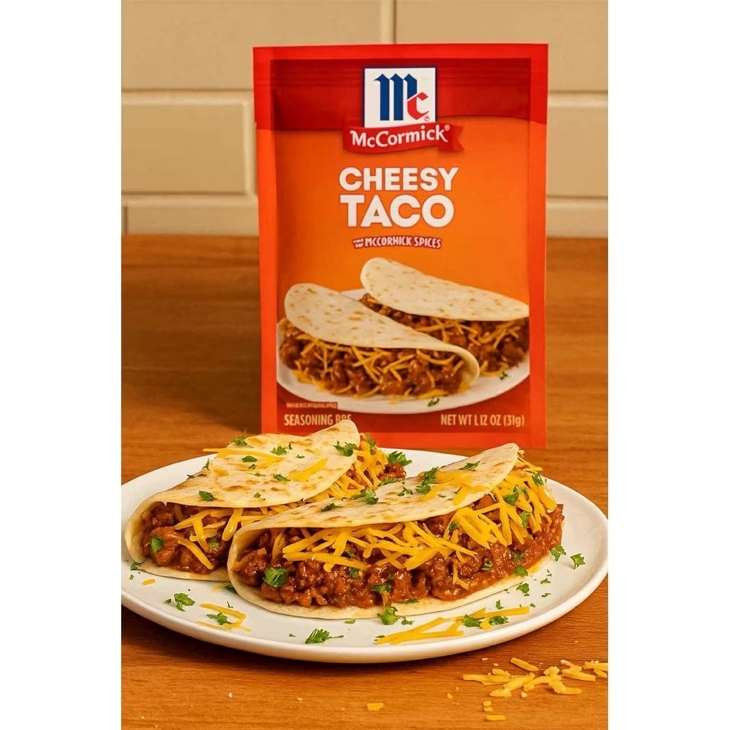 McCormick Cheesy Taco Seasoning Mix 1.12oz (31g) | Shopee Philippines