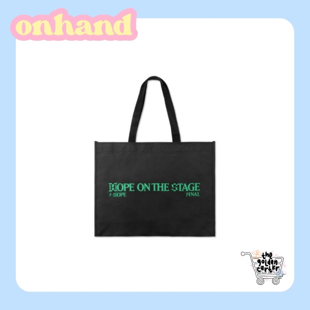 j-hope tour 'hope on the stage' final merch shopper bag | Shopee ...