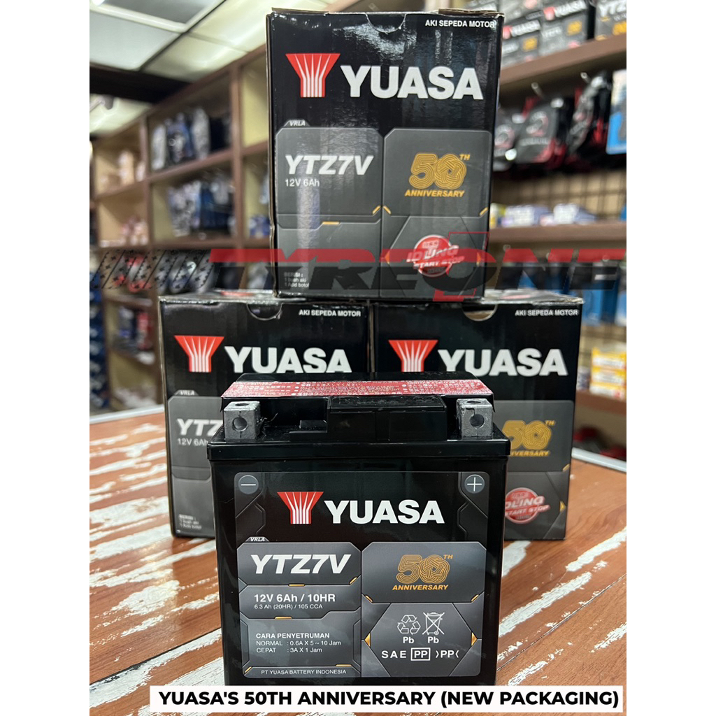 YUASA BATTERY YTZ7V (DRY) | Shopee Philippines