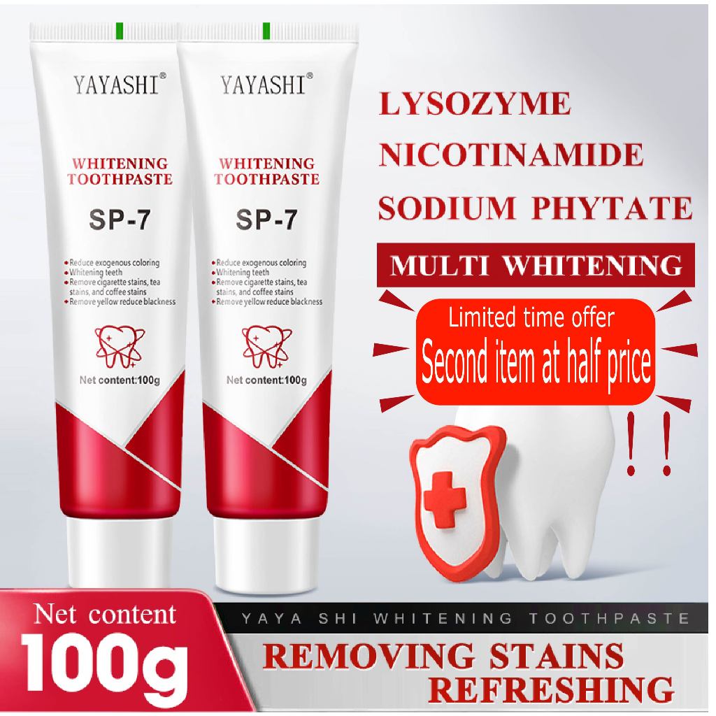 SP-7 Teeth whitening Desensitizing Toothpaste Tartar Control Mint ...