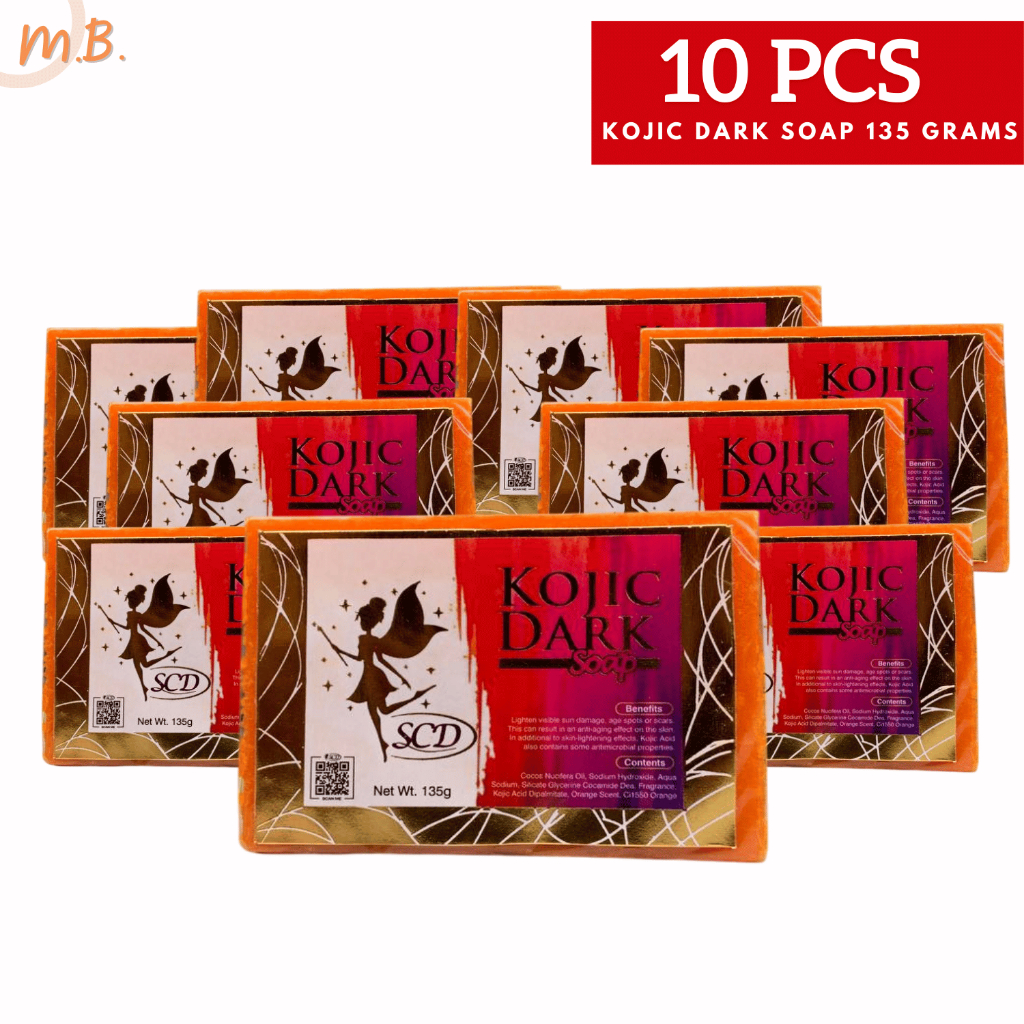 10 PCS - BUNDLE- SCD KOJIC DARK SOAP 135 GRAMS | Shopee Philippines