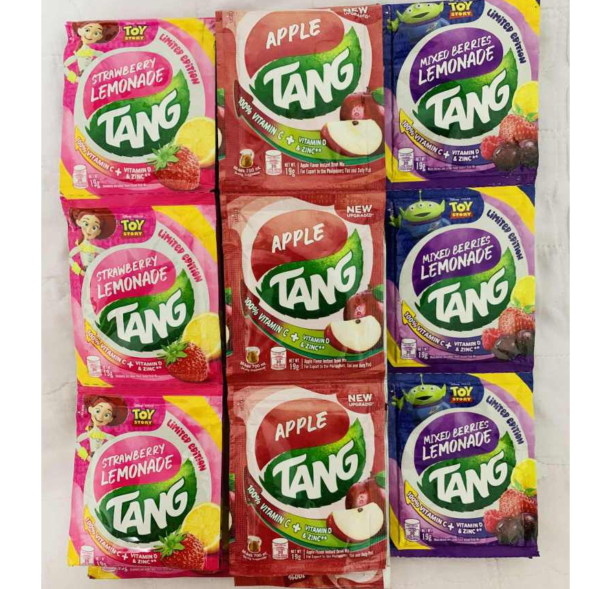 Täng Instant Drink Mix Apple/Strawberry Lemonade/Mixed Berries 19g (Set ...