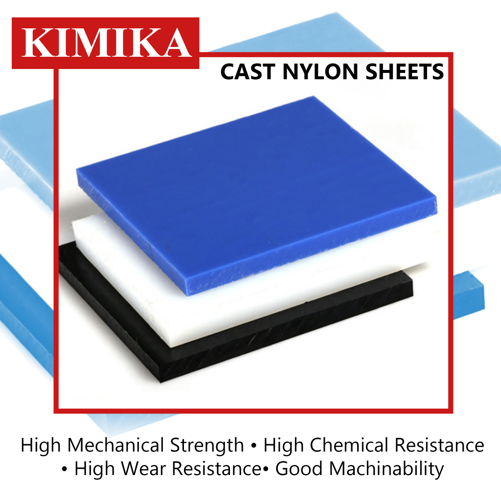 MC Nylon Black Cut to Size Engineering Plastic Sheet size 20mm x 6.5 ...