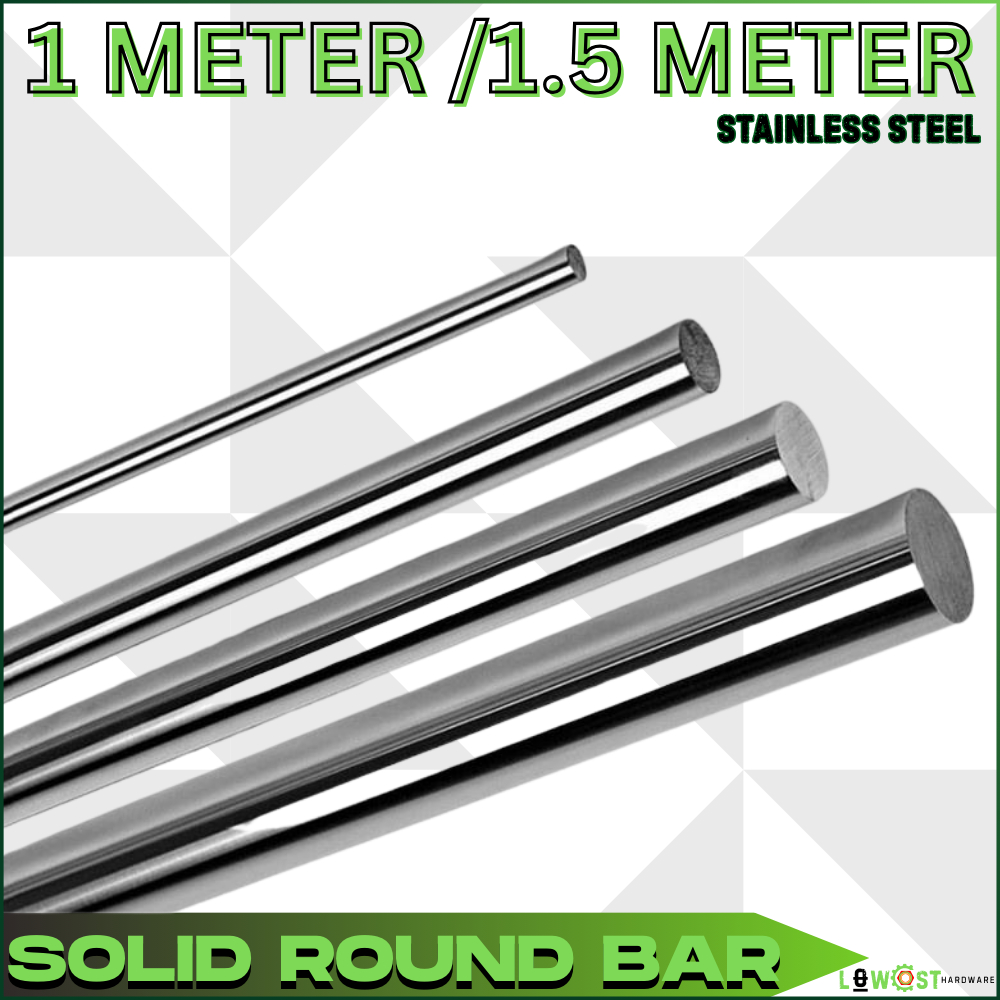 Stainless Round Bar Solid Round Shafting 304 Stainless Steel 1/8 3/16 1 ...