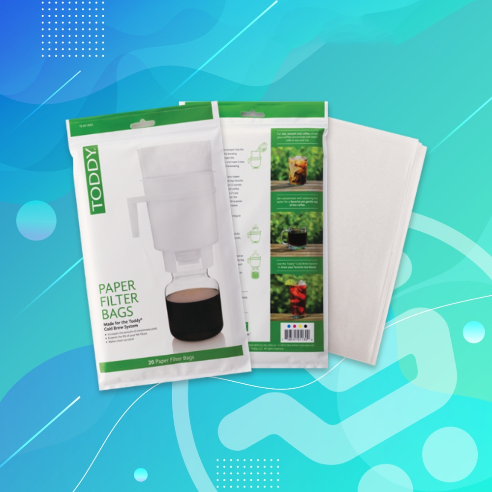 Toddy Cold Brew Paper Filter (20pcs) | For Toddy Cold Brew System and ...