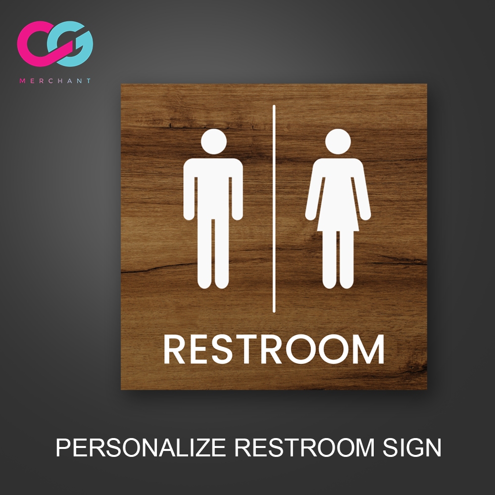 Personalized Comfort / restroom signages | Shopee Philippines