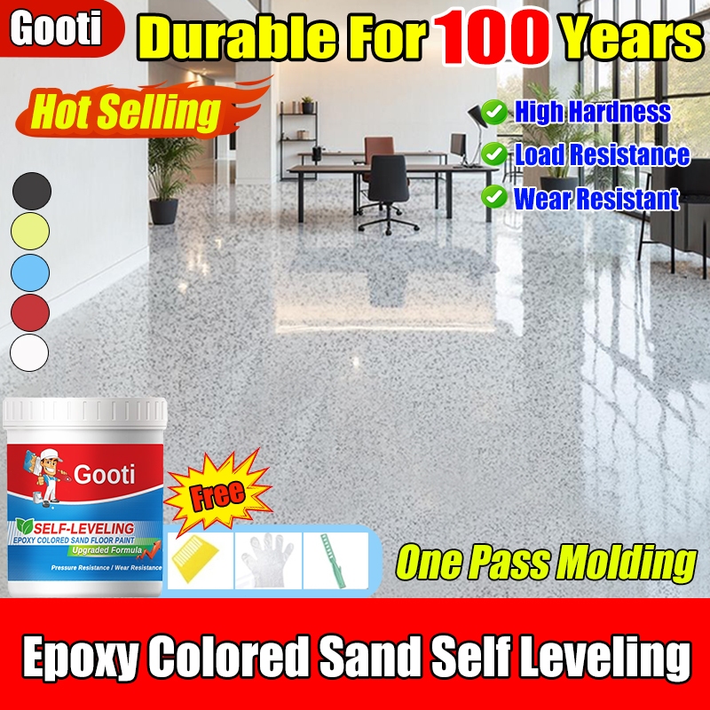 NEW Epoxy Colored Sand Self Leveling Floor Paint Imitation Marble ...