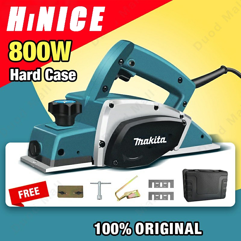 HiNice Original Electric Wood Planer for Woodworking 800W Planer Power ...