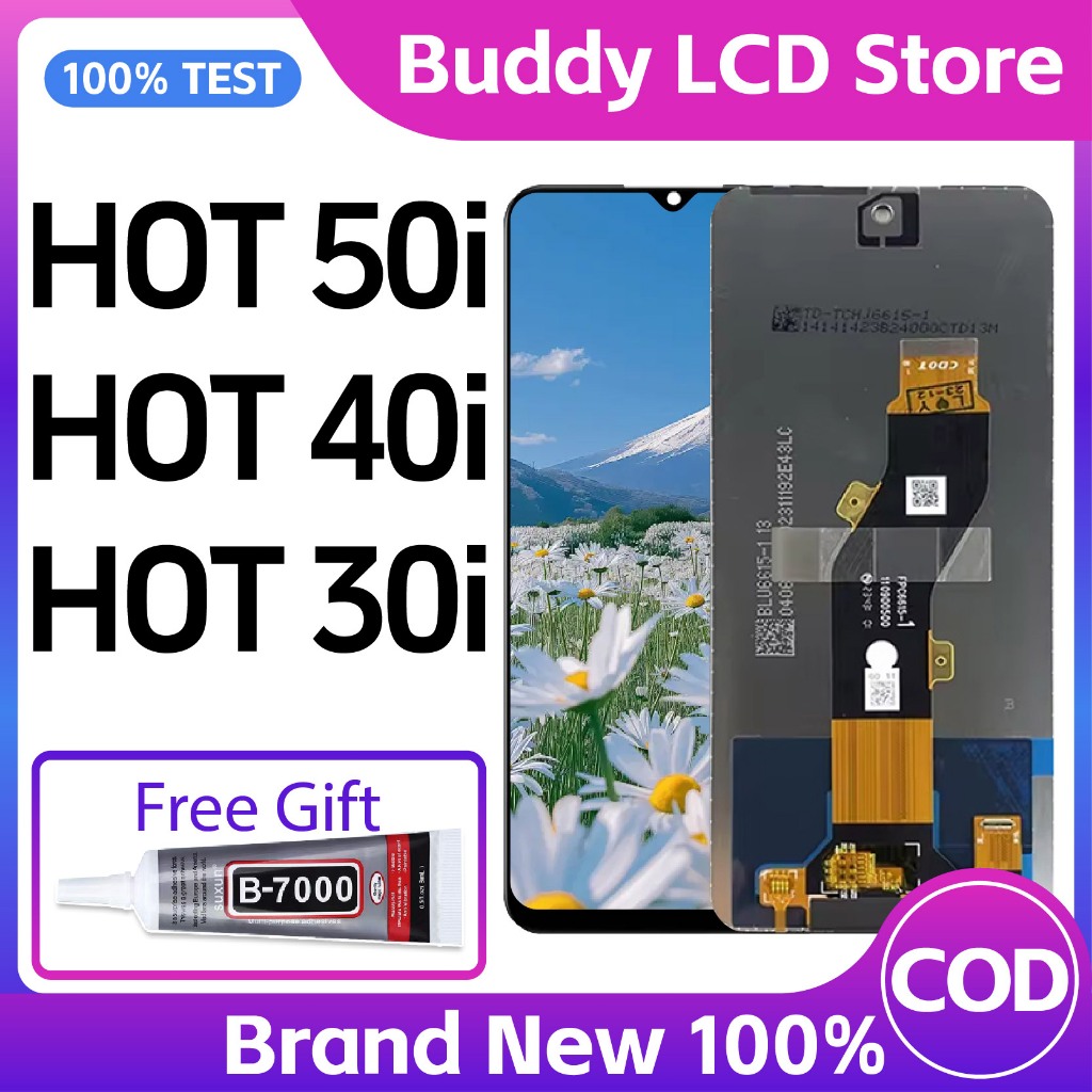 [Brand New] LCD For INFINIX HOT 30i / HOT 40i / HOT 50i Display Screen ...