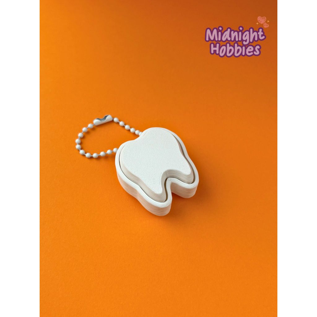 Tooth Fidget Clicker Keychain | 3D printed | Shopee Philippines