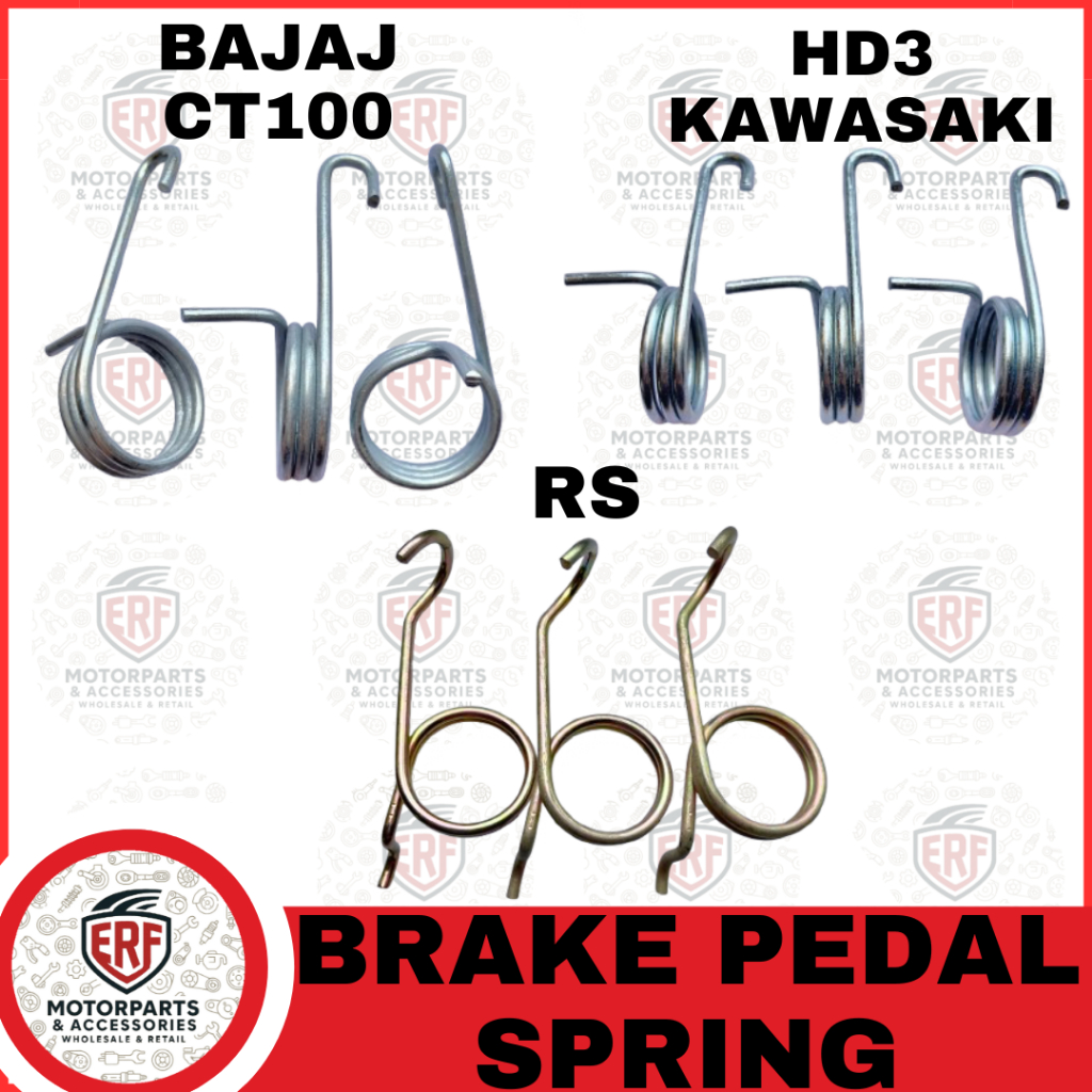 BRAKE PEDAL SPRING FOR BAJAJ/CT100/HD3/KAWASAKI/RS | Shopee Philippines
