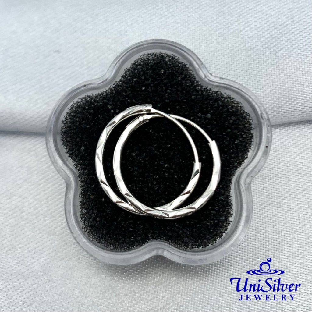 Unisilver 925 Sterling Silver 16mm Hoop Earring-Women's accessories ...