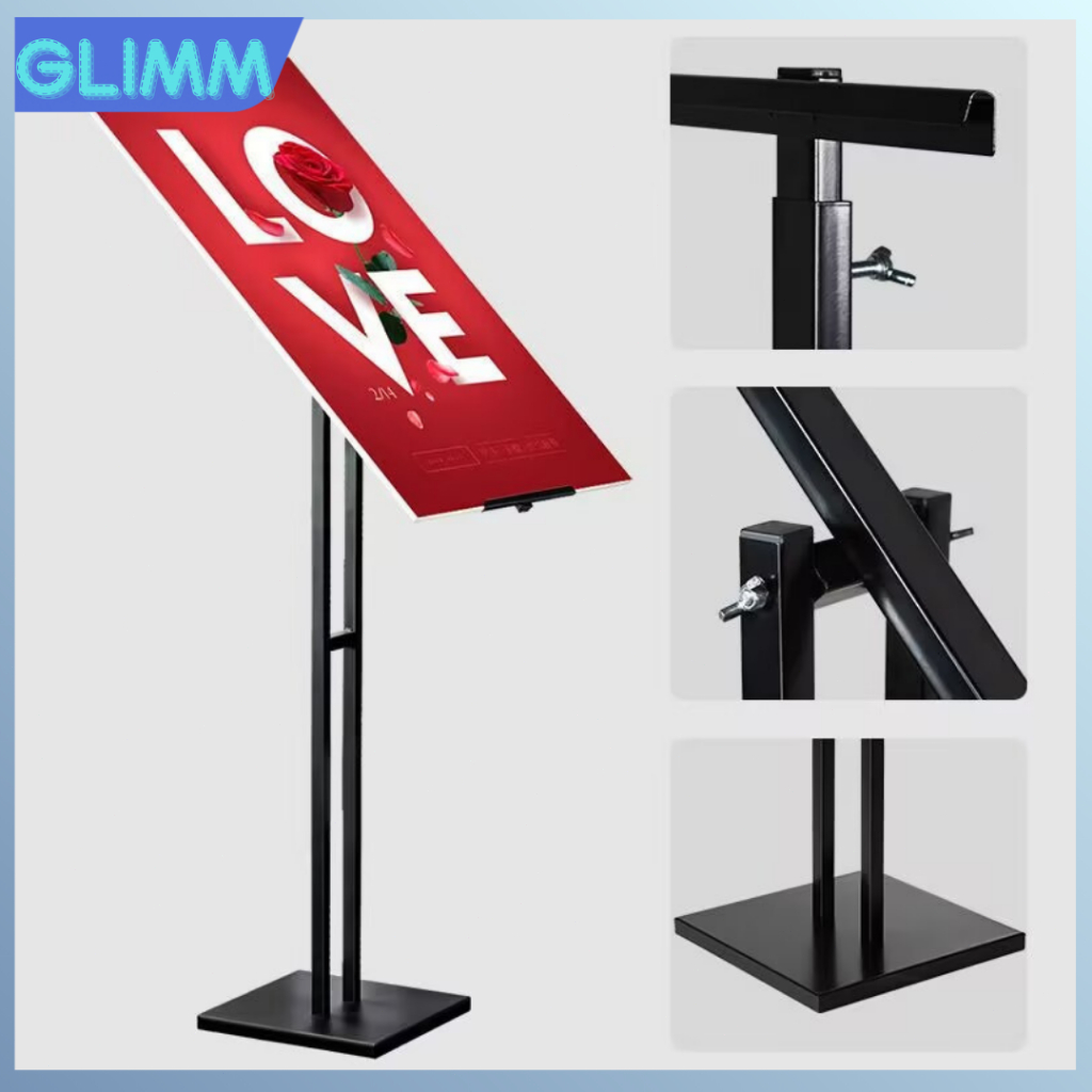 Banner Stand Tarpaulin Stand Adjustable Sign Stand KT Board Poster ...