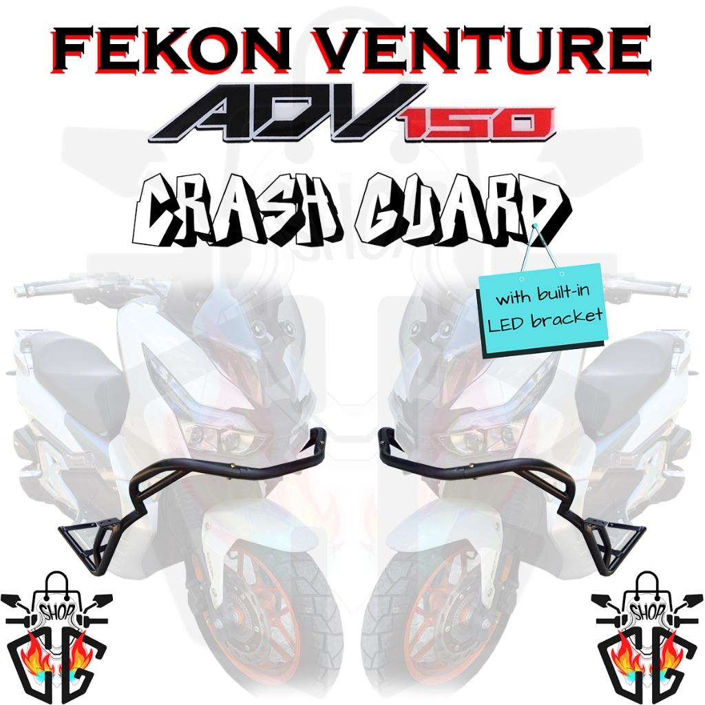 FEKON VENTURE ADV 150 - MotoRig Crash Guard Heavy Duty from MotoRig ...