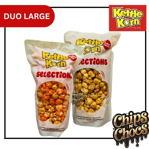 Kettle Korn Duo Set Salted Caramel + Mix Cheese with Salted Caramel ...