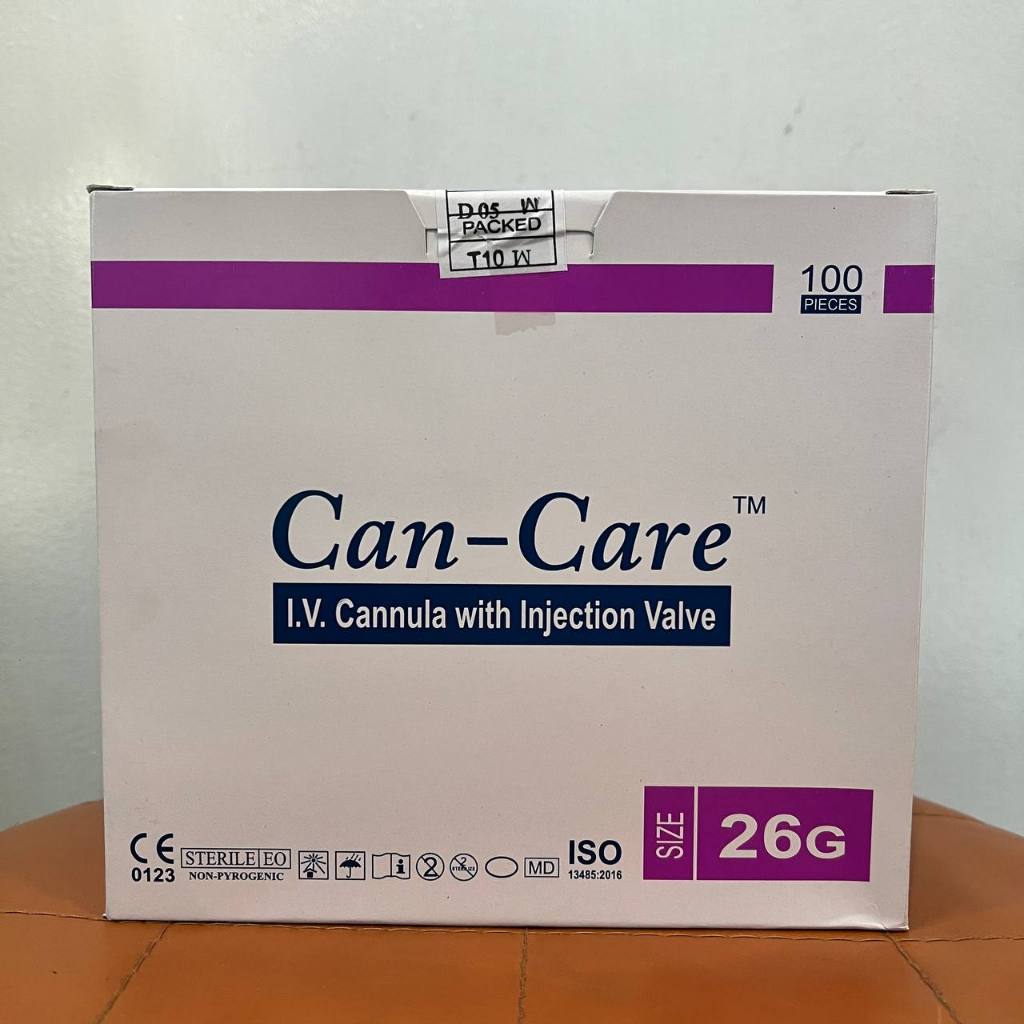 CAN-CAREIV CANNULA G26 100 PCS PER BOX | Shopee Philippines