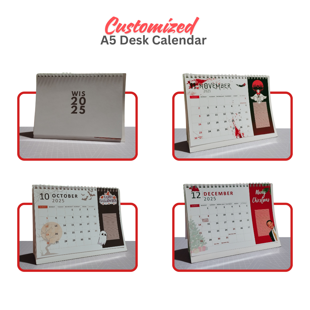 Customized Calendar Desk Custom | Shopee Philippines