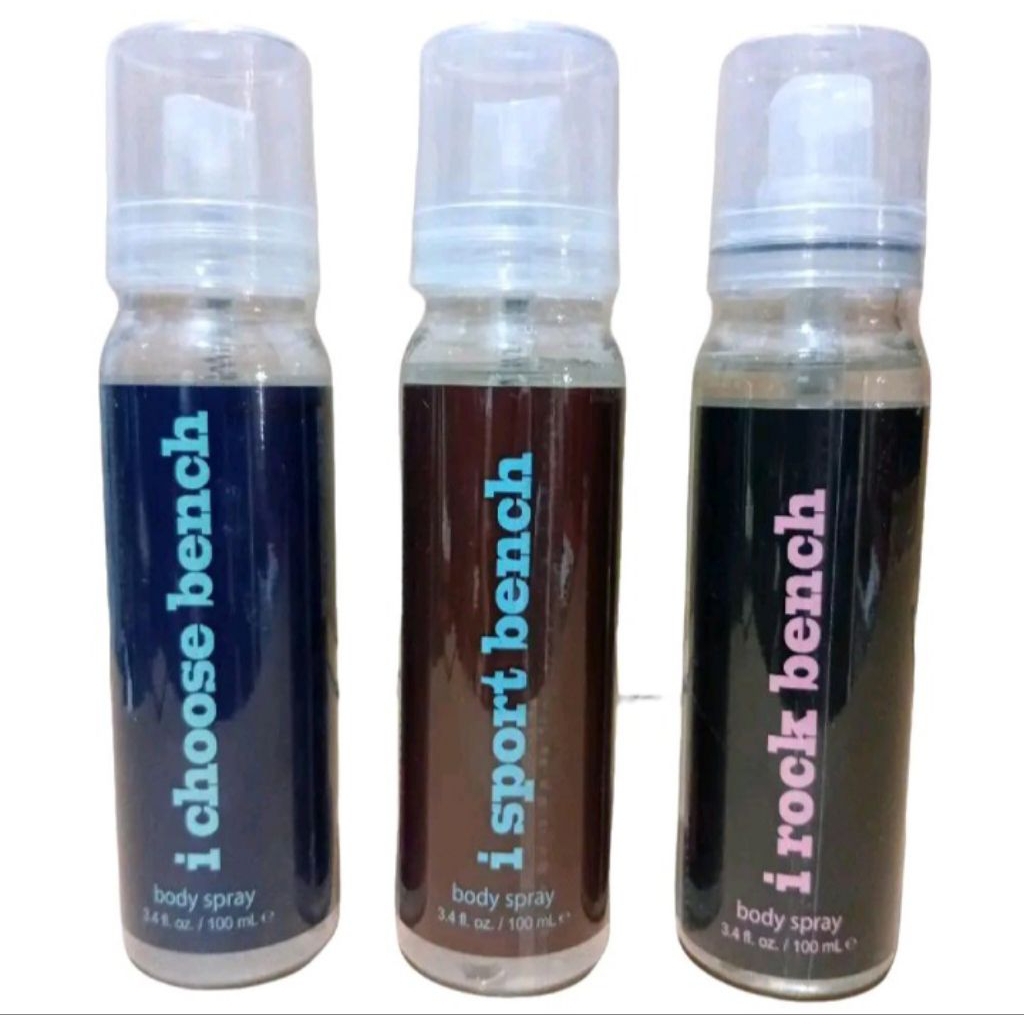 Bench Body Spray 100ml [ I choose, I Rock, I sport ] | Shopee Philippines