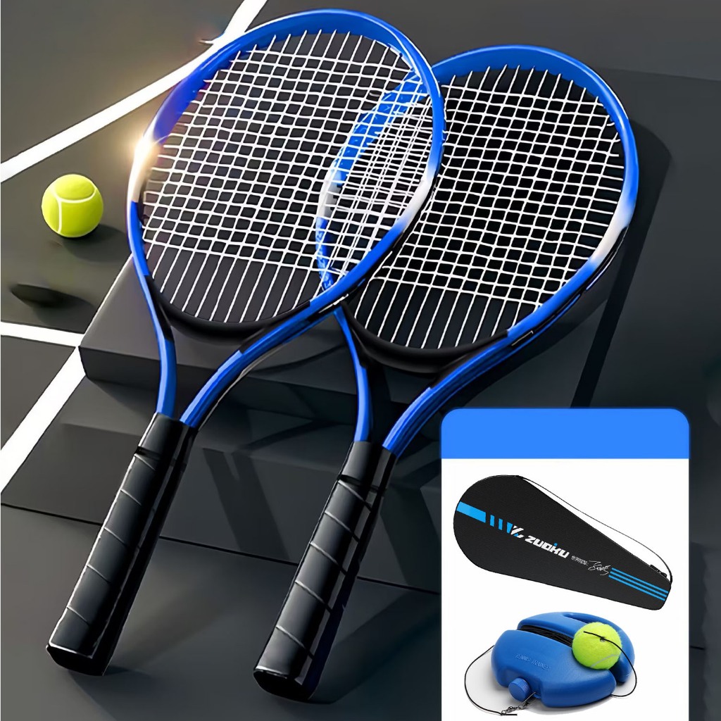 Tennis Racket for Adults/Youth Single Tennis Lawn Tennis Racket Pre ...