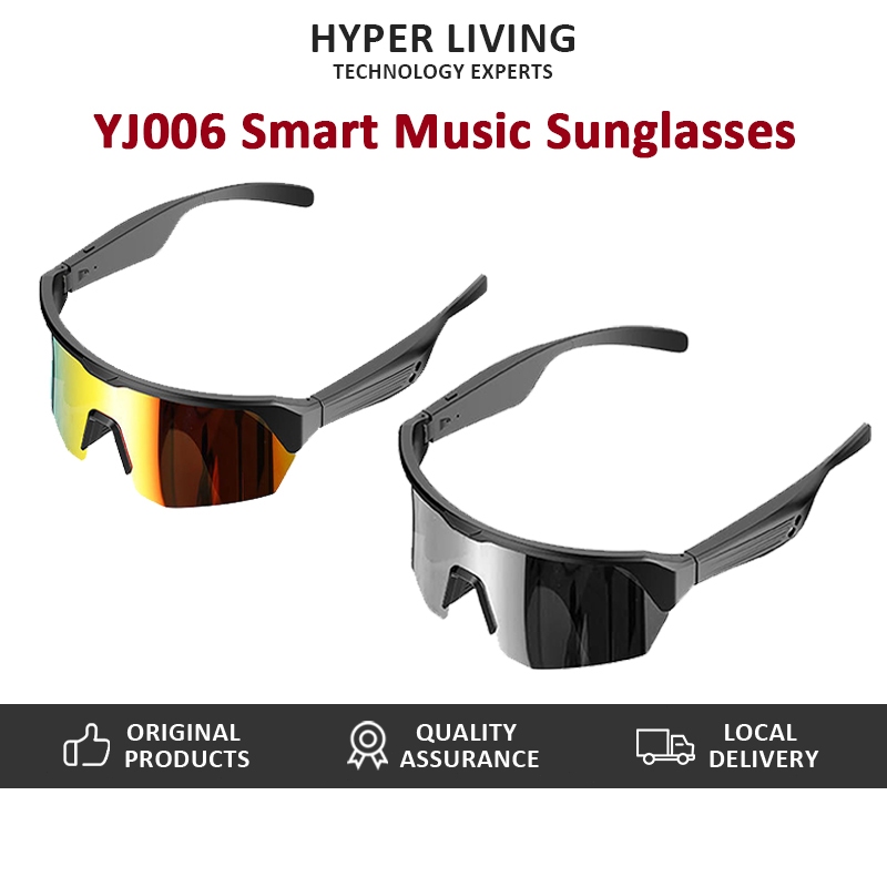 Sport Bluetooth Smart Audio Sunglasses, Smart Sunglasses UV Protection ...