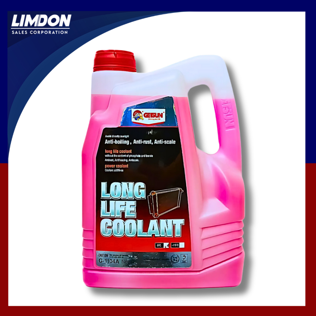 GETSUN LONG LIFE COOLANT 4L (Available in Pink, Green, and Blue ...