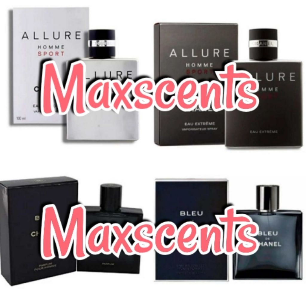 Blu de C Parfum / Alluree homme sport Sensuel Bleu de Chan LEGIT scent ...