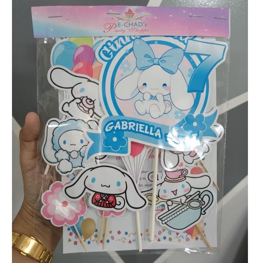 Customize Cake topper Cinnamoroll theme | Shopee Philippines