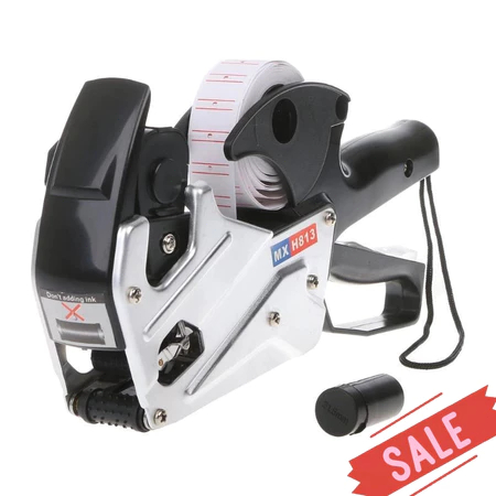 MX-H813 8 Digits Price Tag Gun Labeler For Commodity Price Tag Label ...