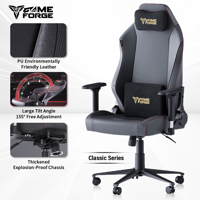 GAMEFORGE Gaming Chair Classic Series Ergonomic Office chair | Shopee ...