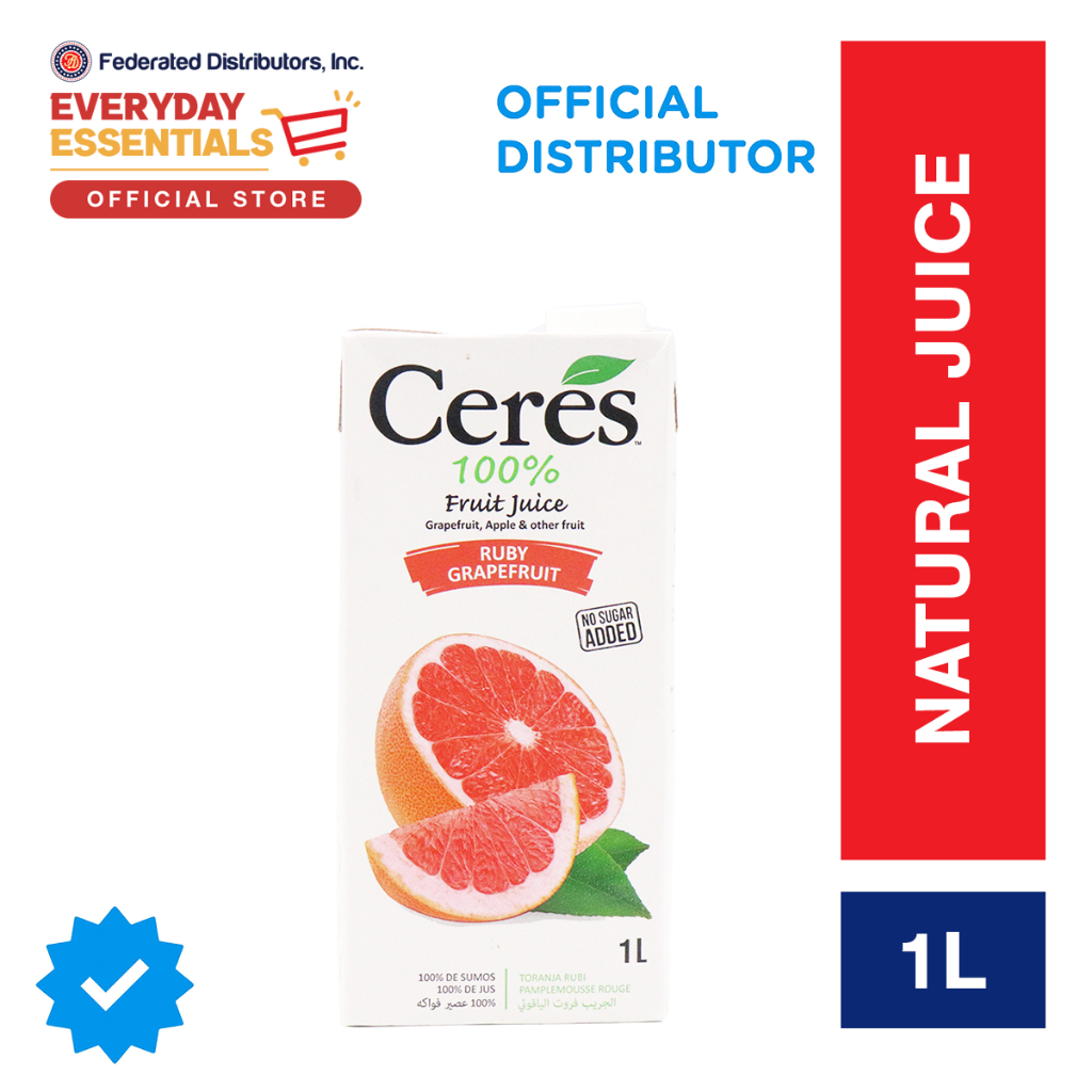 Ceres Fruit Juice - Ruby Grapefruit 1L | Shopee Philippines