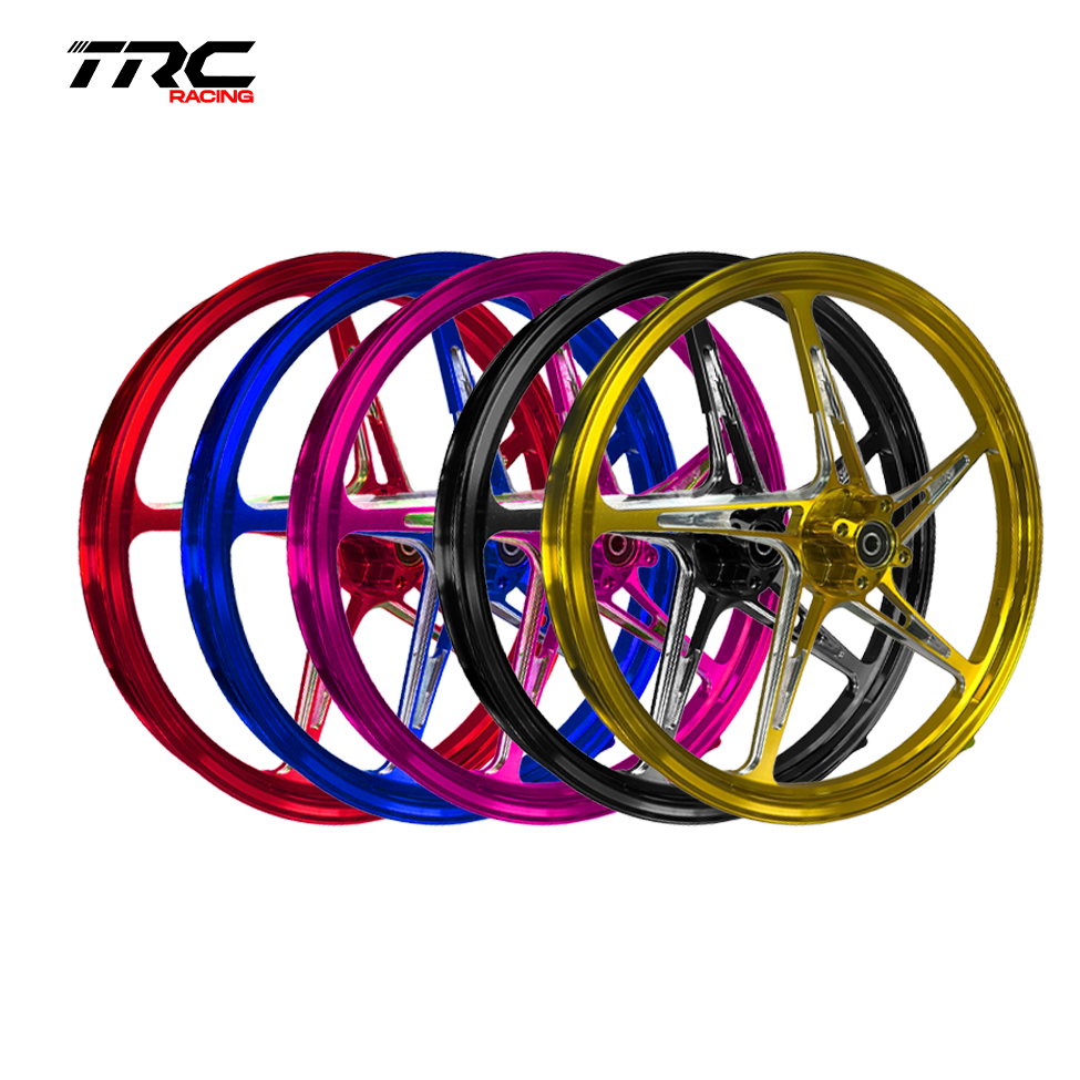 TRC CNC RAIZEN 5 SPOKES MAGS (1.6 x 1.6 x 17) FOR RAIDER R150 FI/CARB ...