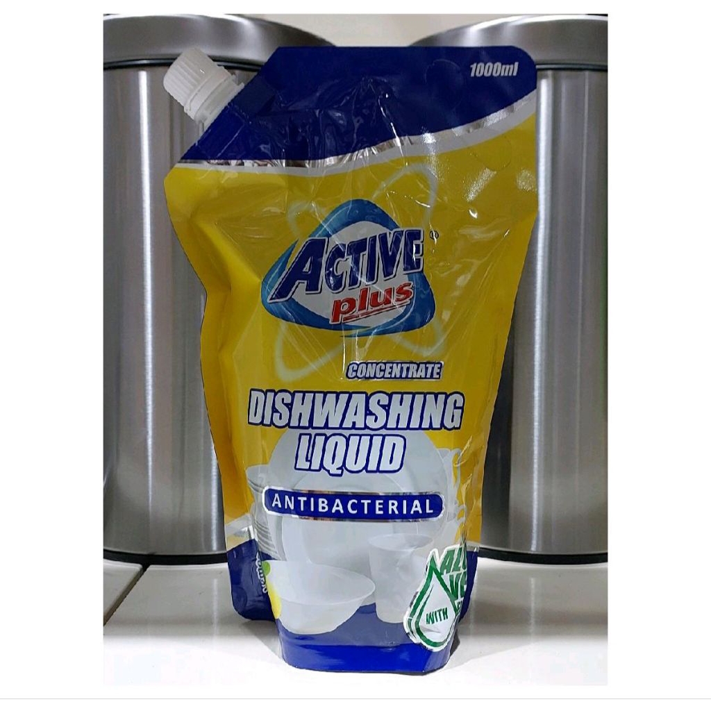Active Plus Lemon Concentrate Dishwashing Liquid, 1L | Shopee Philippines