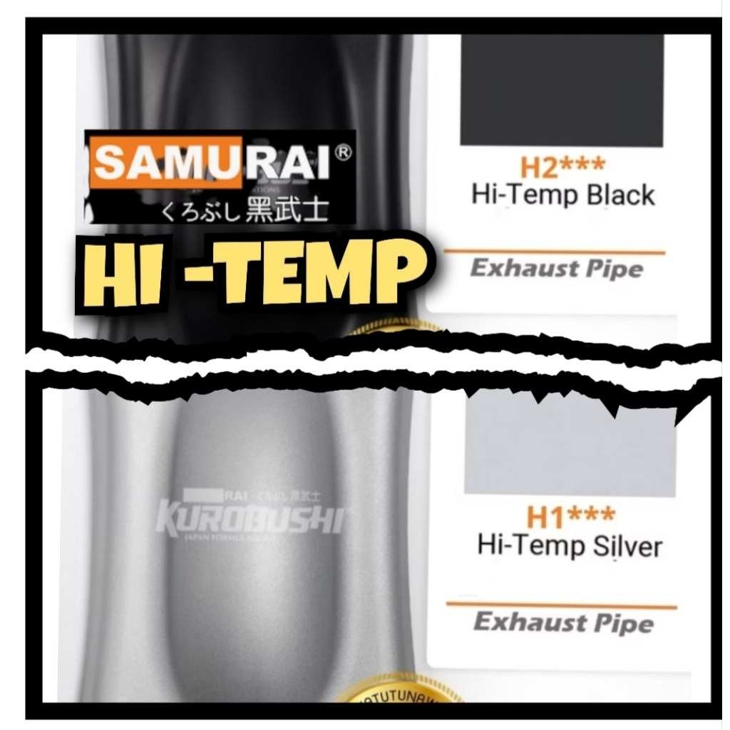 Samurai Paint HI-TEMP (for exhaust pipe, tambutso) | Shopee Philippines