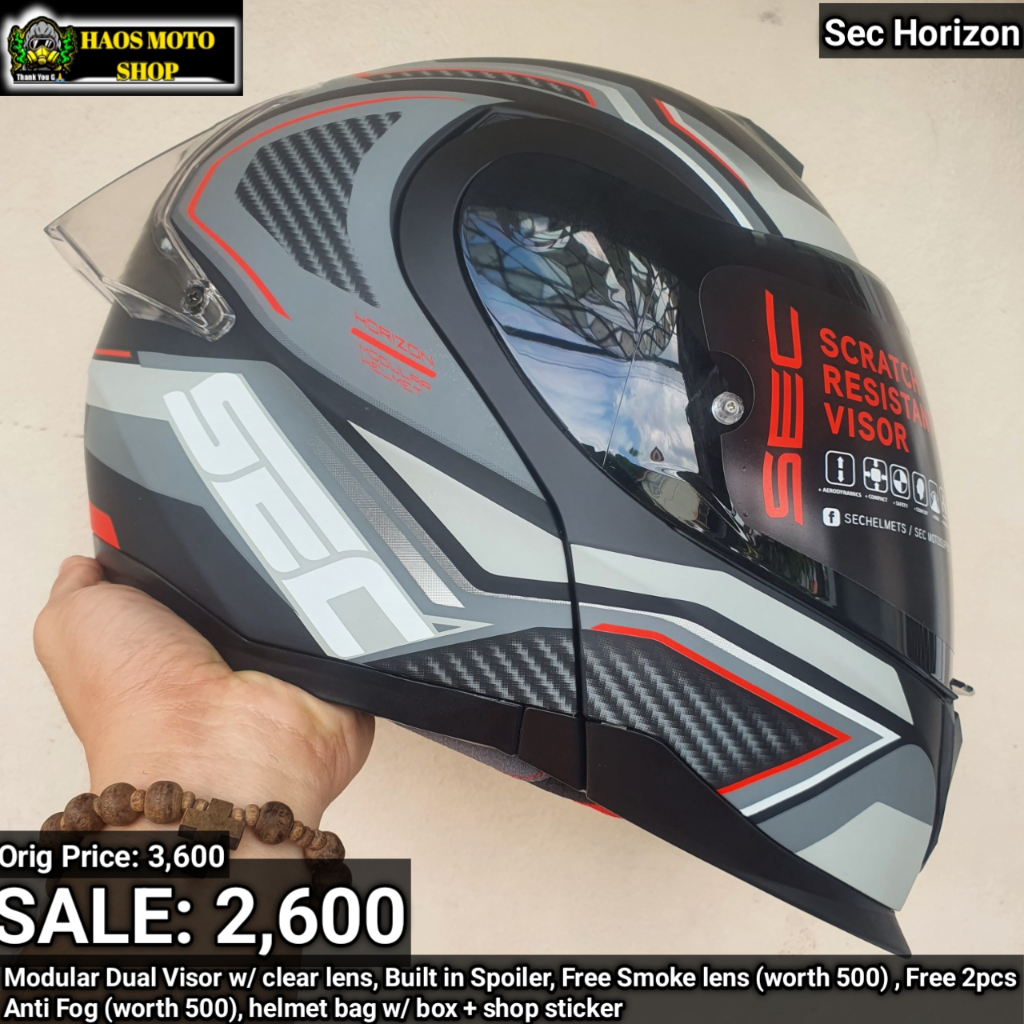 Sec horizon modular helmet sec modular helmet motorcycle helmet ...