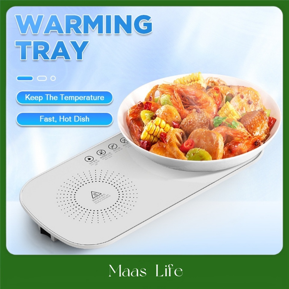 Electric Food Warming Tray Adjustable Temperature Warm Plate Fast ...