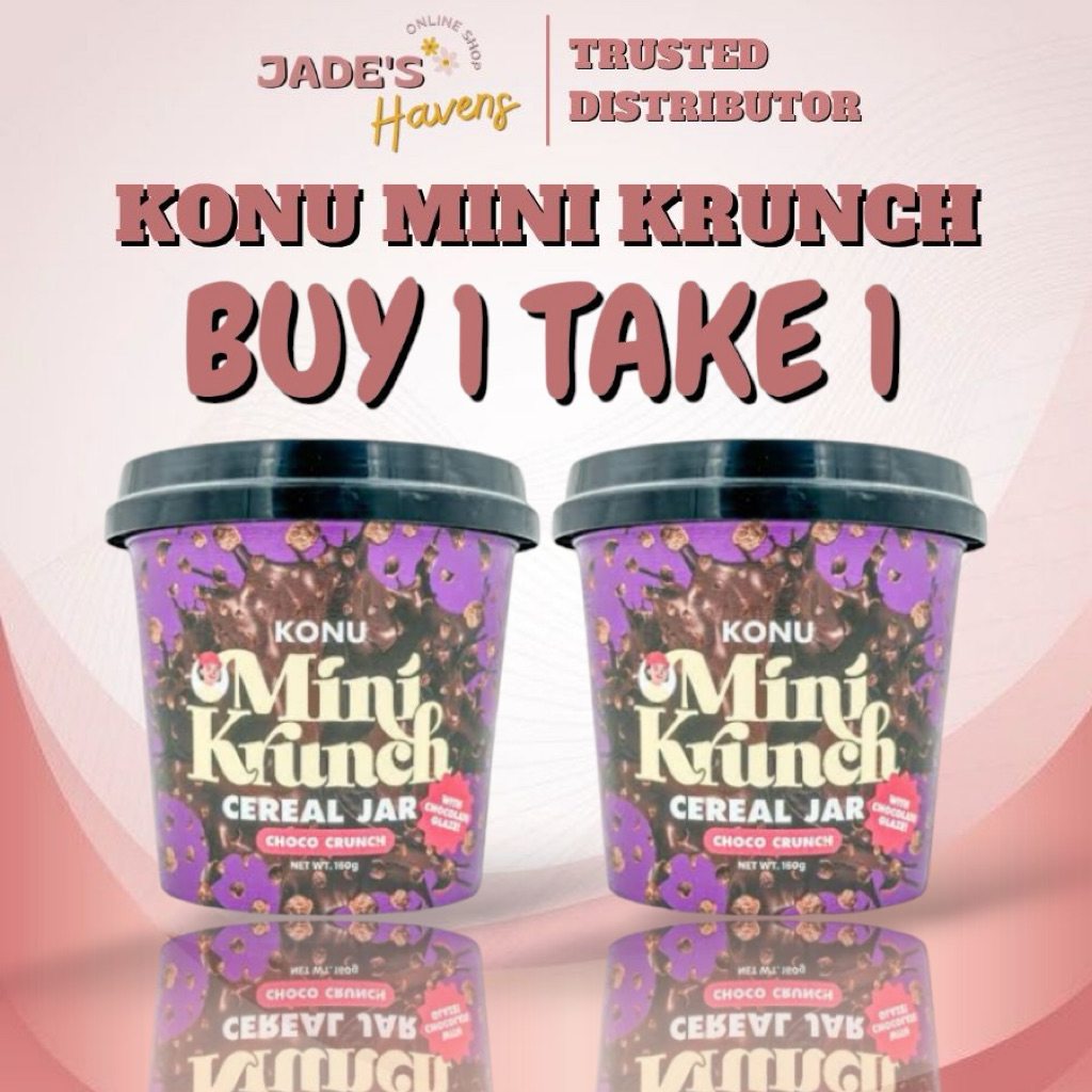 Konu Mini Krunch BUY 1 TAKE 1 CHOCO KRUNCH 160g Cereal Jar Snack ...