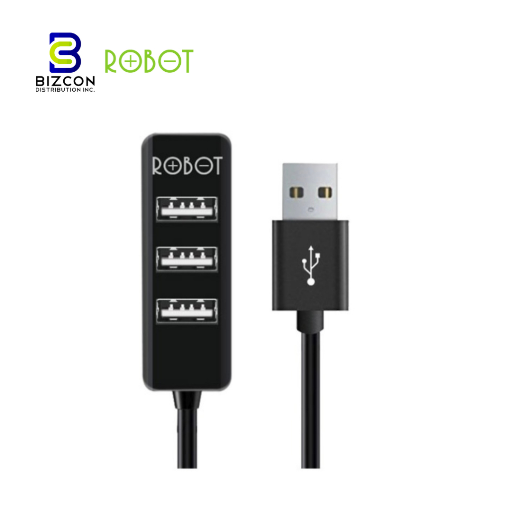 ROBOT H140-80 Black USB HUB | Shopee Philippines